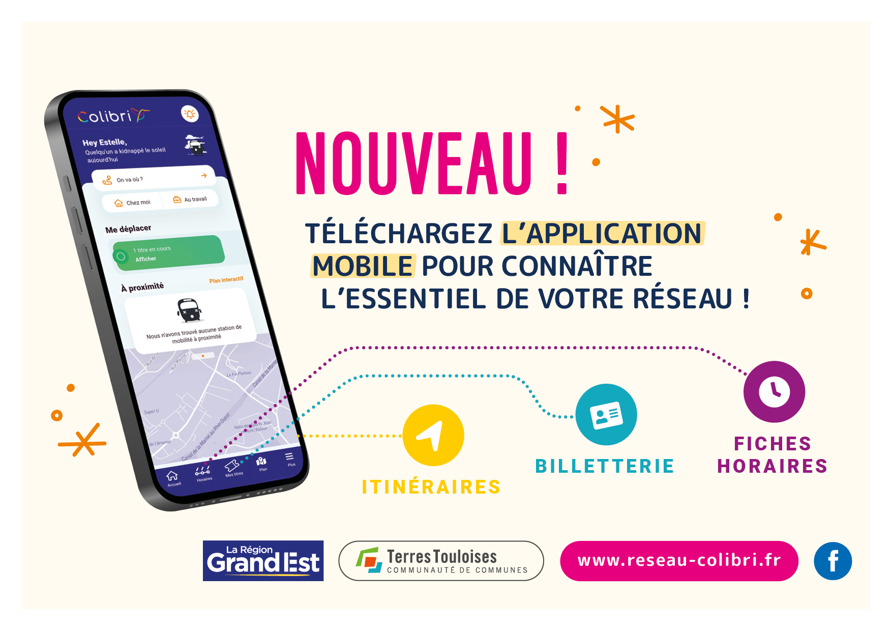 Réseau Colibri : téléchargez l'application mobile